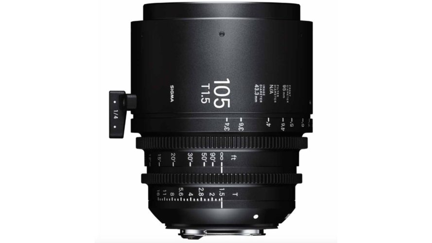 Sigma 105mm T1.5 Full-Frame Cine Lens: Ready to Ship - Y.M.Cinema Magazine