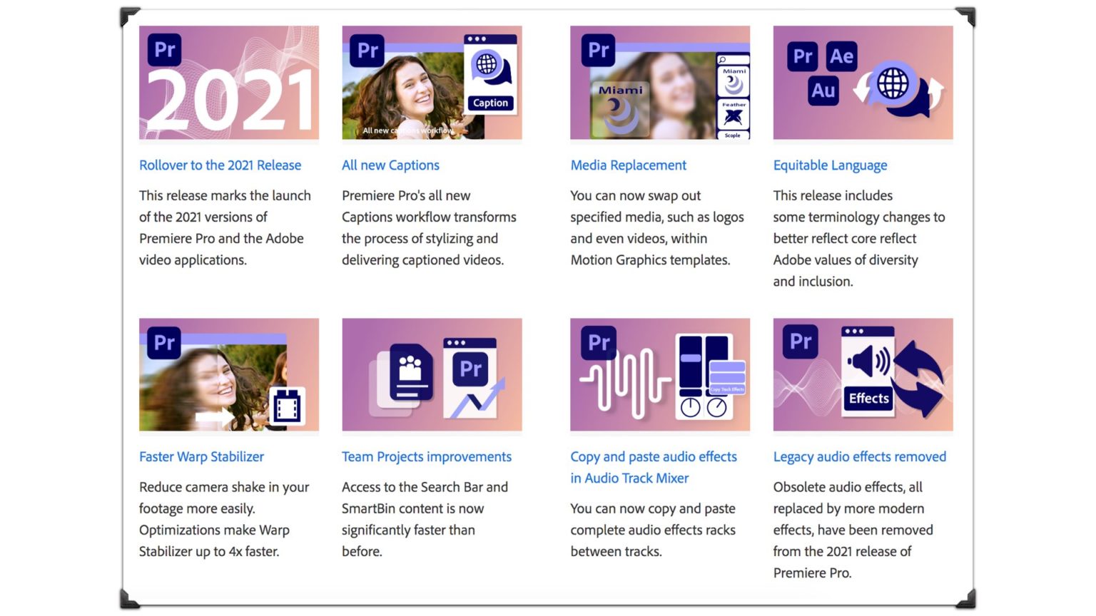 Premiere Pro 2021 (ver. 15) Released: What’s New? - Y.M.Cinema Magazine