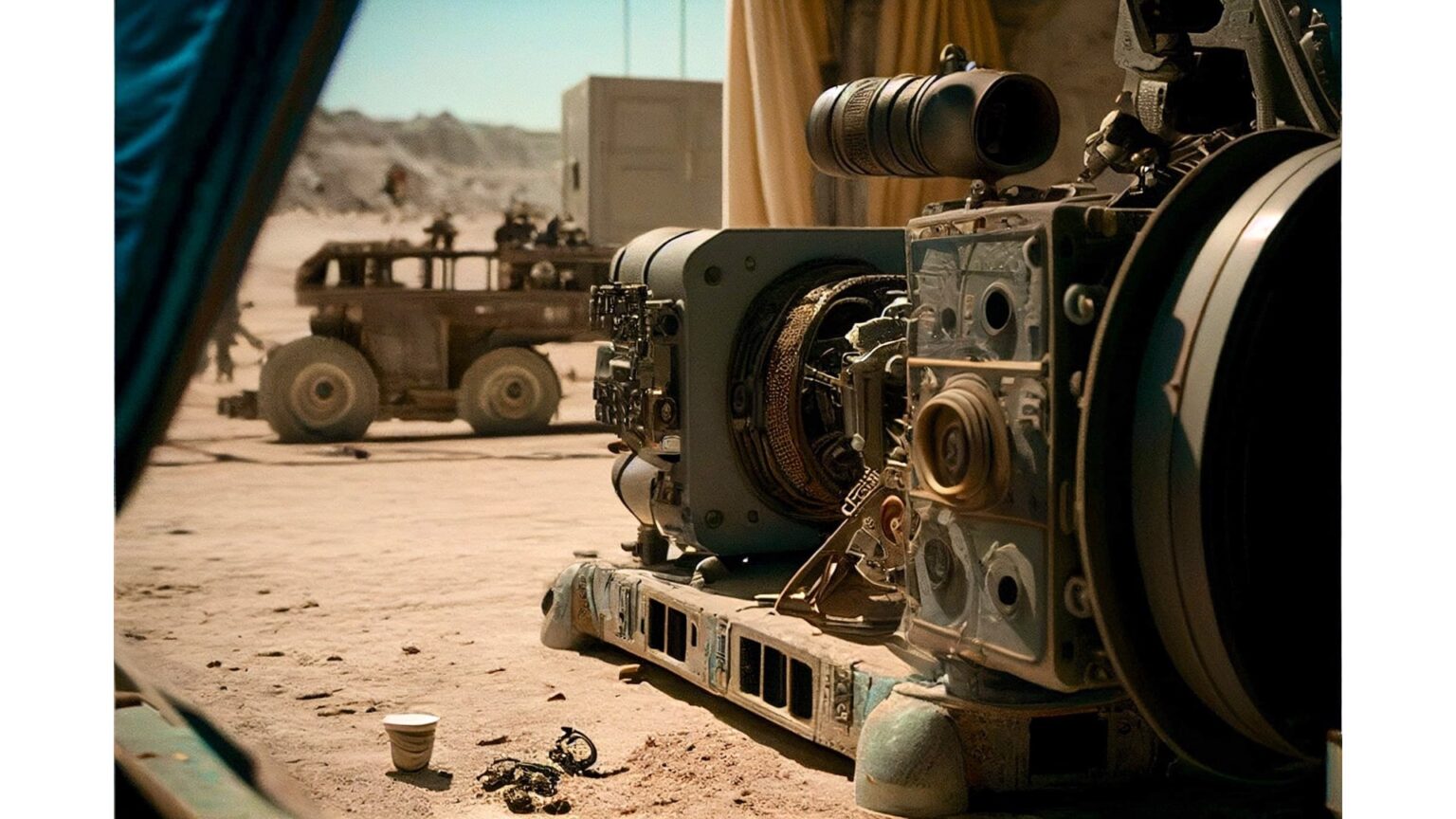 AI Pictures of the IMAX Cameras Filming Oppenheimer’s Trinity Scene - Y ...