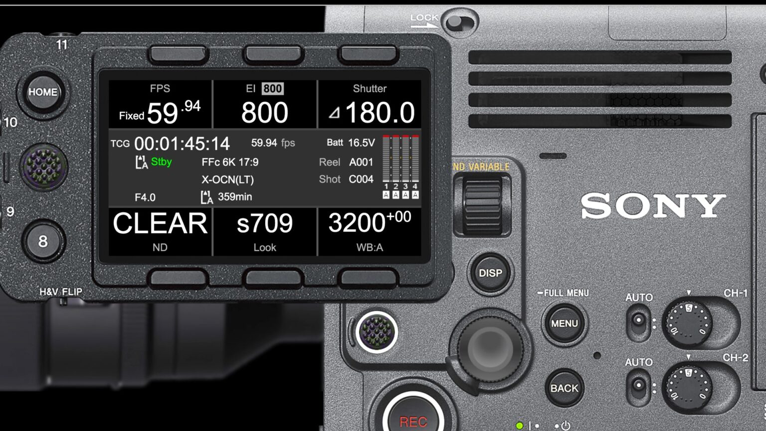 Sony BURANO: Recording Format, Recording Times, and Simulator - Y.M ...